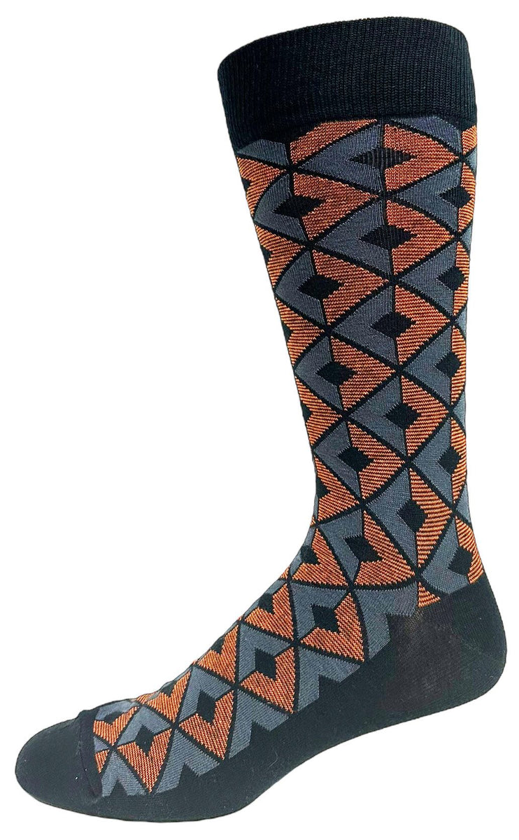 Mens Cotton Geometric Sock – The Sock Factory