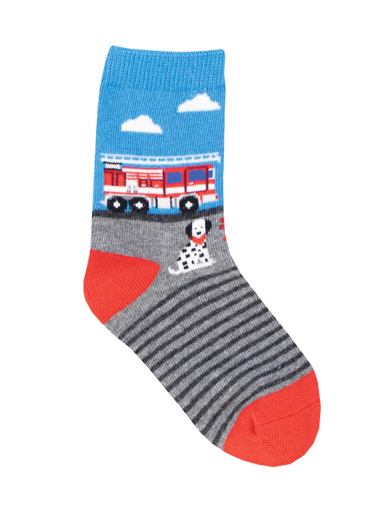 Kids Fire Engine Sock – The Sock Factory