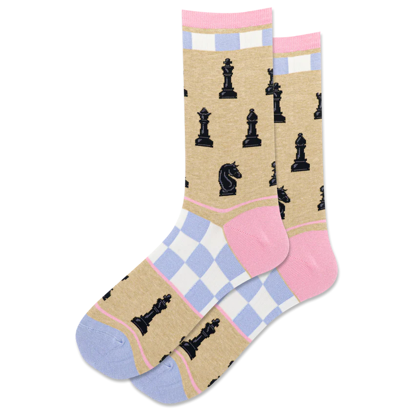 Ladies Chess Sock – The Sock Factory